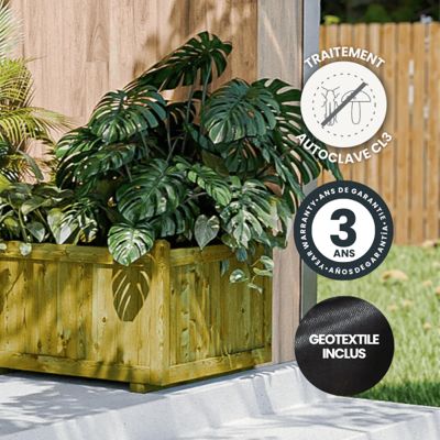BAC A FLEURS RECTANGULAIRE 310L