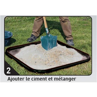 Bac à gâcher ciment 90 x 90 cm Ocai