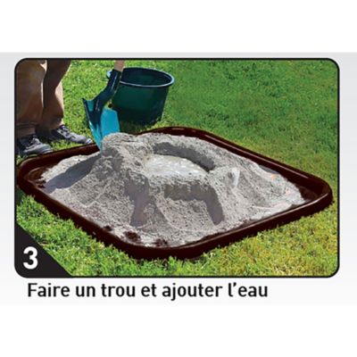 Bac à gâcher ciment 90 x 90 cm Ocai