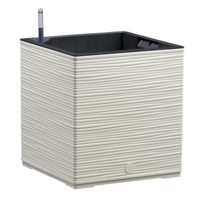 Bac carré Poetic Casa Cosy 30 gris soie 29,9 x 29,9 x h.31,3 cm | Castorama