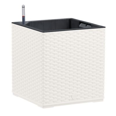 Bac carré Poetic Casa Mesh 30 blanc 29,9 x 29,9 x h.31,3 cm | Castorama