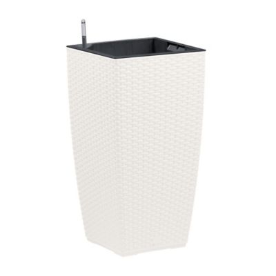 Bac carré Poetic Casa Mesh 30 blanc 29,9 x 29,9 x h.57,4 cm | Castorama
