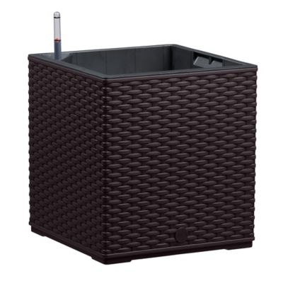 Bac carré Poetic Casa Mesh 30 moka 29,9 x 29,9 x h.31,3 cm | Castorama