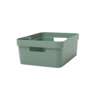 Bac de rangement design 12 litres EDA - Vert | Castorama