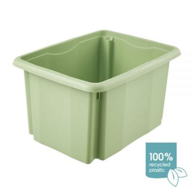 Bac empilable en Plastique Recyclé 15 litres - Vert | Castorama
