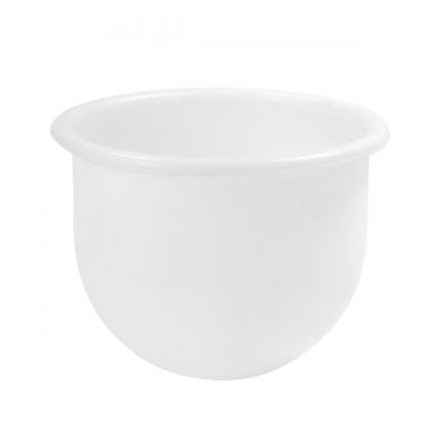 Bac grand volume hémisphérique 75 L - blanc