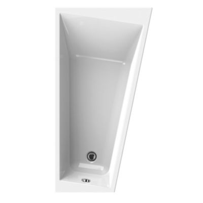 Baignoire asymétrique droite SPACY 170 x 90 cm | Castorama