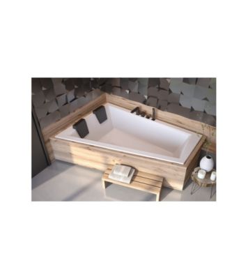 Baignoire d'angle Gauche ULTIMA DUO ultra-slim - 170cm