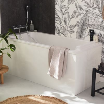 Baignoire droite 170 x 75 cm blanc mat Jacob Delafon Sofa