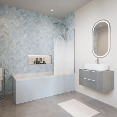 Baignoire droite VILLEROY & BOCH Architectura acrylique 170 x 70 cm ...