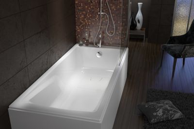 Baignoire rectangle Sylene 170 x 75 cm Allibert | Castorama