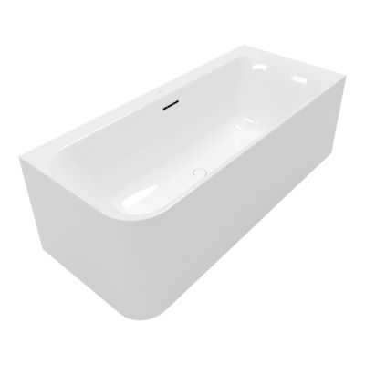 Baignoire semi-îlot d'angle VILLEROY & BOCH Loop & Friends version ...