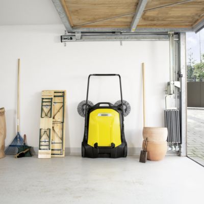 Balayeuse mécanique Karcher S6 Twin + bac de déchets et brosses inclus