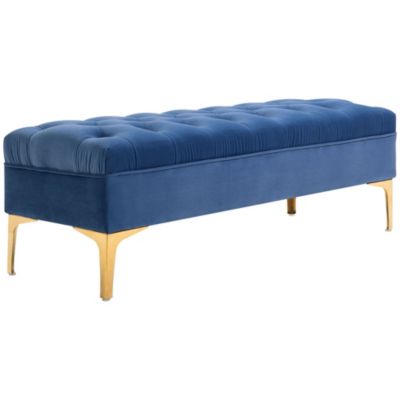 Banc banquette capitonnée style classique chic dim. 118L x 45l x 42H cm ...