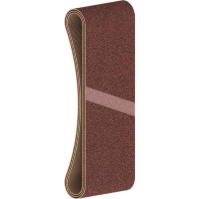Bande abrasive 75 x 457 mm grain 180, set de 3 pour ponceuse à bande.