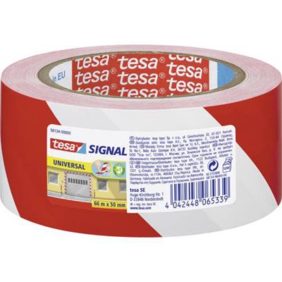 Bande de marquage tesa SIGNAL Premium TS58134-00000-00 rouge/blanc 66 m ...