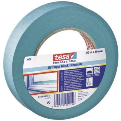 Bande de masquage papier tesa Krepp 04438-00012-00 bleu - 50 m x 19 mm