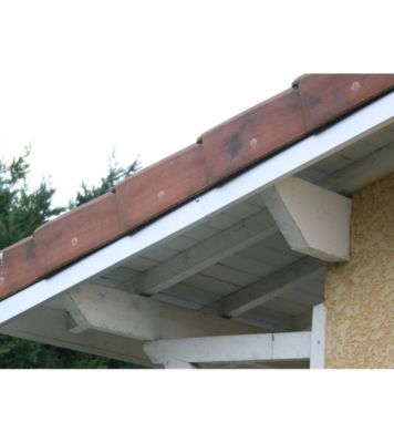 Bande de rive Anodisé, épaisseur 1 mm, 1 pli retour 2,5 cm , Largeur 20 ...