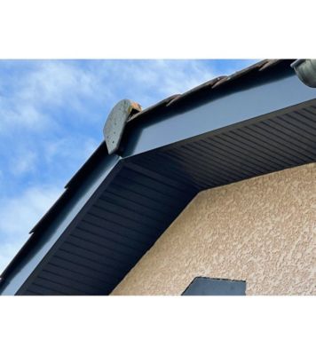 Bande de rive Gris Anthracite, RAL 7016 Sat, épaisseur 1 mm, 1 pli ...