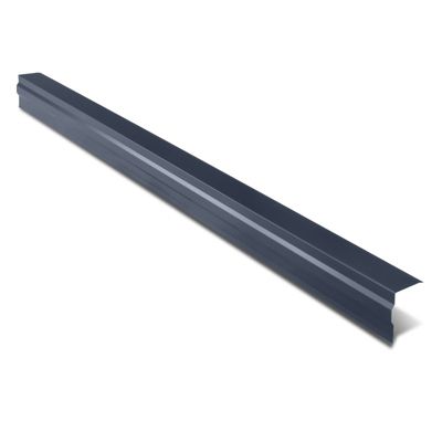Bande de rive universelle Rouge Tuile RAL 8012 1200 mm Longueur