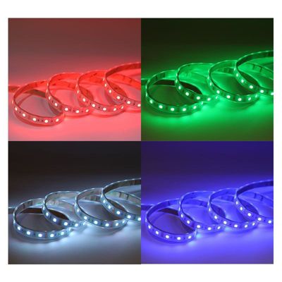 Bandeau LED RGB 5m - 60 LED/m - 9W/m - IP67 - Silicone - 12V