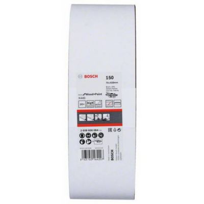 Bandes de ponçage Bosch Accessories 2608606084 grain 150 - 75 x 533 mm ...