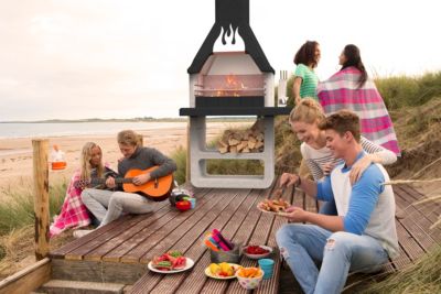 Barbecue à charbon Prometeo en béton allégé sarom | Castorama