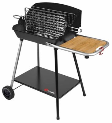 Barbecue charbon de bois Exel duo grill | Castorama