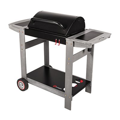Barbecue charbon de bois Indiana H. 98 cm | Castorama