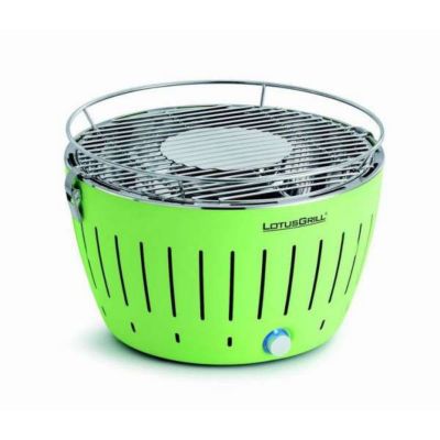 Barbecue charbon horizontal lotus grill fer vert