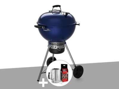Barbecue à charbon Weber Master-Touch GBS C-5750 57 cm Deep Ocean Blue ...