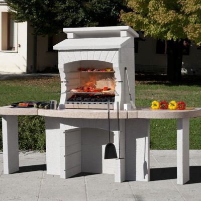 Barbecue fixe béton Makalu Chrystal | Castorama