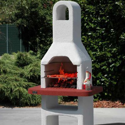 Barbecue fixe béton Sunday Denver | Castorama