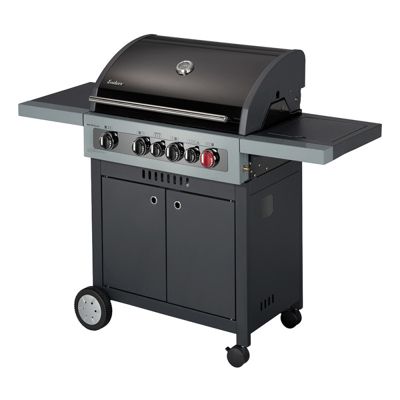 Barbecue gaz horizontal enders acier noir 144 x 61 x 115 | Castorama