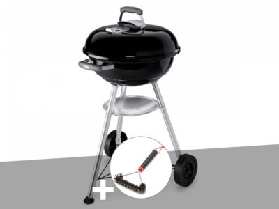 Barbecue Weber Compact Kettle 47 cm + Brosse
