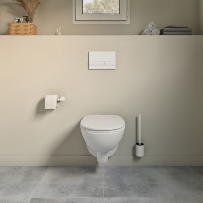 Bâti-support sol et mur pour WC suspendu autoportant, certifié NF ...