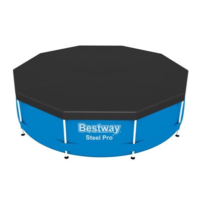 Bestway Bâche 4 saisons ronde 305 cm pour piscine Steel Pro diamètre 305 cm
