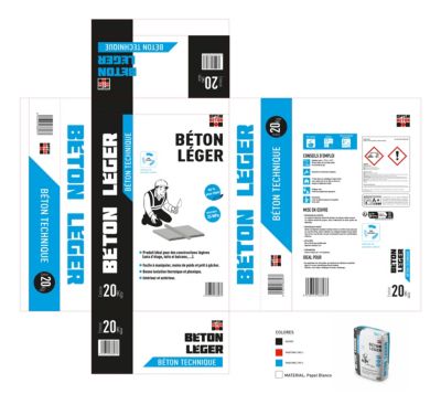Béton léger prêts à l'emploi 23 litres Optim beton
