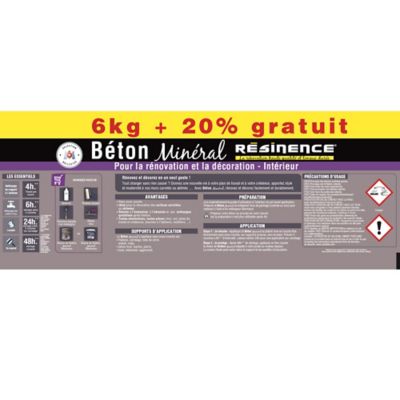 B Ton Min Ral R Sinence Gris Ardoise 6kg Castorama