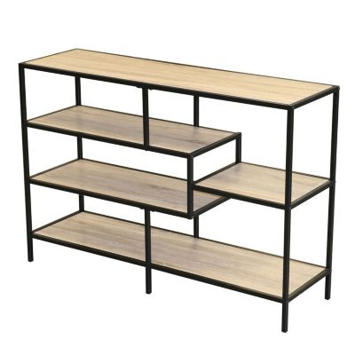 Bibliothèque Colorado 5 Etagères - Métal et Bois | Castorama