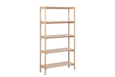 Bibliothèque scandinave en chêne blanchi 4 tablettes - BRENDA | Castorama