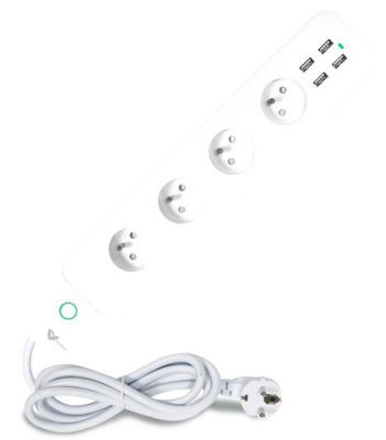 Bloc multiprise Wifi 6 prises Voltman
