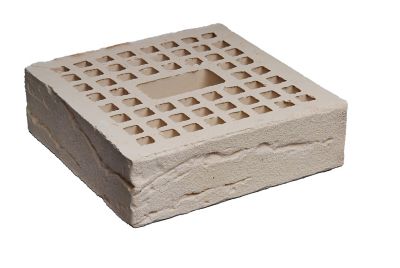 Bloc perforé terre cuite Saumur 22 x 22 x 6,5 cm | Castorama