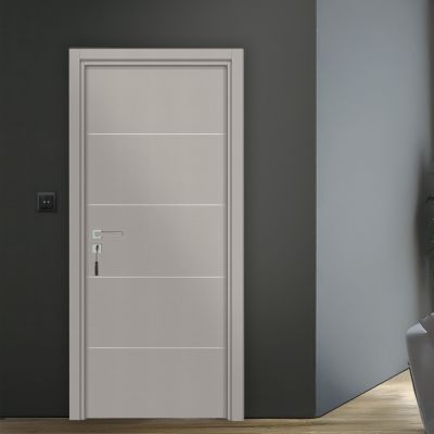 Bloc-porte pose fin de chantier PREMIUM Seymour, H.204 x l.73 cm ...