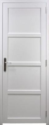 Bloc Porte Tamera Blanc H204 X L73 Cm Côte Tableau P.gauche Gd Menuiseries