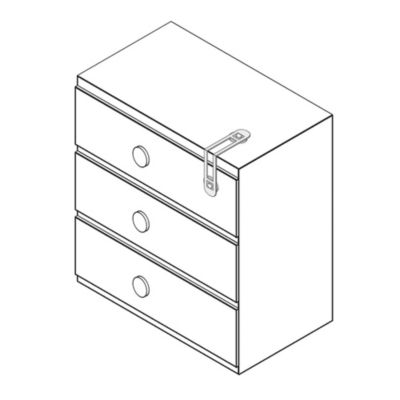 Bloque placard jonas Abus - 2 pièces