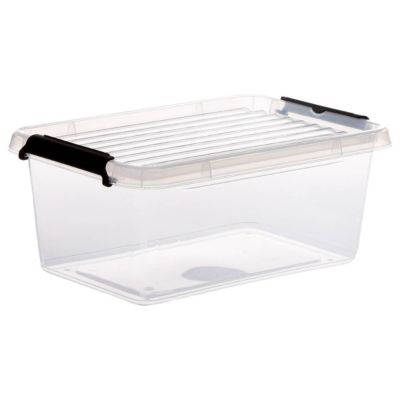 Boîte en plastique transparente 45L Clip N' Box - 5Five | Castorama