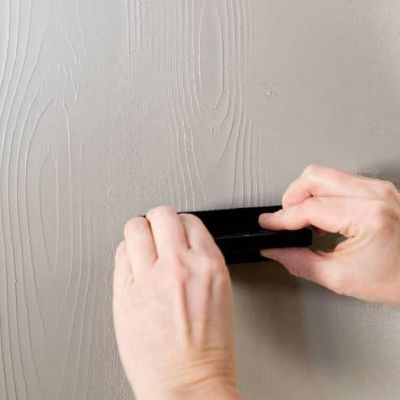 Boisette pour effet bois Tollens caoutchouc noir