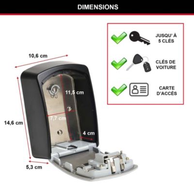 Boîte à clé sécurisée Master Lock Select Access à combinaison programmable