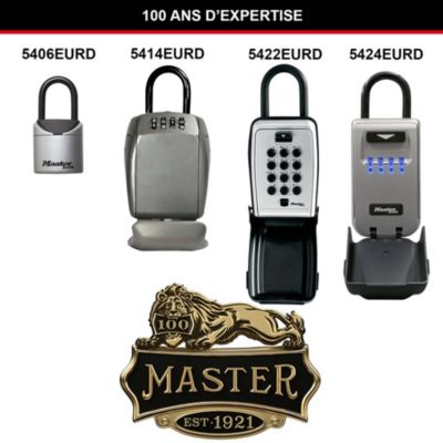 Boîte à clés transportable Master Lock 5406EURD